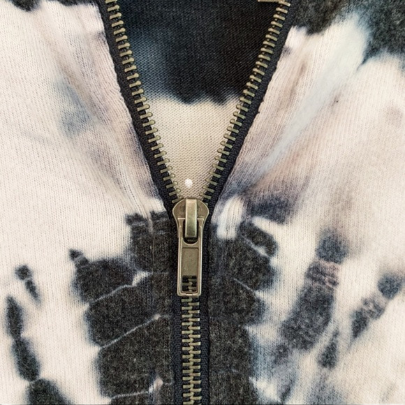 Chaser | Tops | Nwt Chaser Distressed Tie Dye Zip Up Sweatshirt Size Xl ...